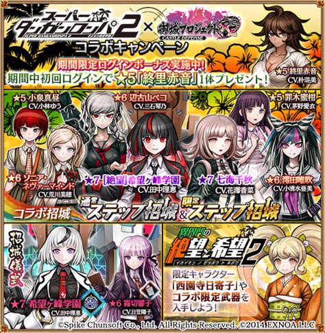 千狐（城プロre公式アカウント） On Twitter 更新概要をお知らせいたします。 1 2 ・「スーパーダンガンロンパ2」×「城プロ