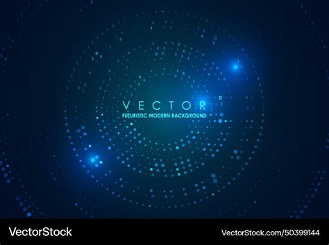 Abstract Big Data Visualization Royalty Free Vector Image