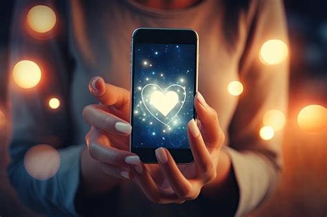 Premium Photo Mobile Cell Phone In Hand Social Media