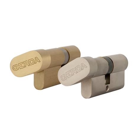 Wkładka Bębenkowa 30 30 GERDA WK E1 60mm z gałką Nikiel satyna eMetalowiec pl