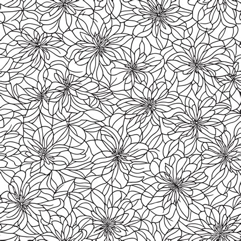 Floral Seamless Pattern Diagonal Flower Lines Pattern Background Flat