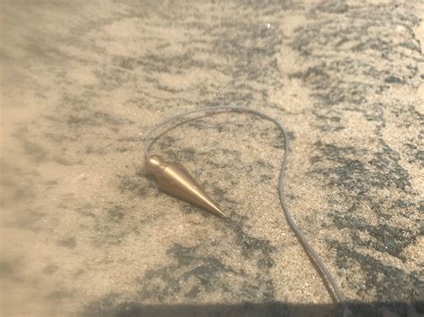 Chambered Pendulum Brass Dowsing Pendulum Handmade Healing Dowsing