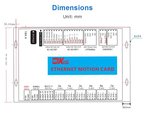 Xhc Mach3 Breakout Board 3 4 6 Axis Ethernet Motion Control Card 2000 Wavetopsign