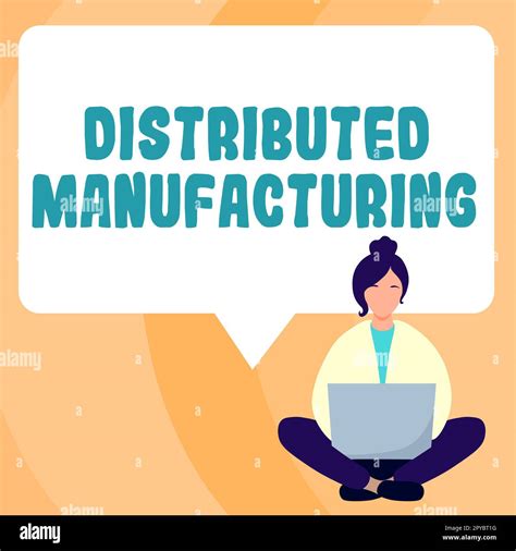 Writing Displaying Text Distributed Manufacturing Business Approach Practiced By Enterprises