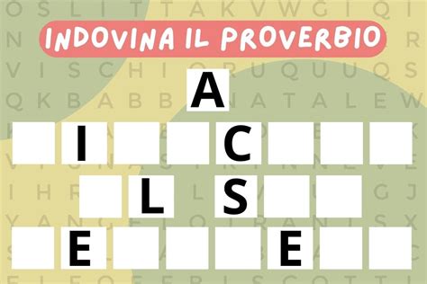 Hai Solo Pochi Secondi Per Riuscire A Capire Di Quale Proverbio Si Tratta Testa Le Tue Abilità