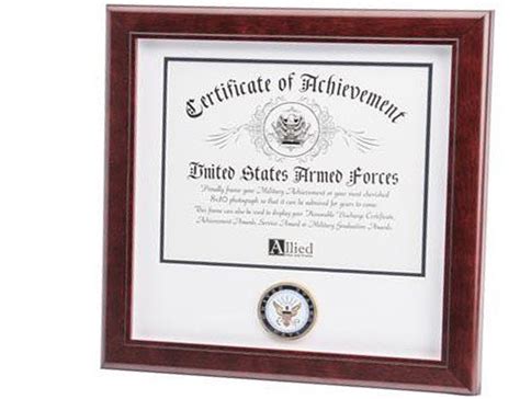 Navy Medallion 8 X 10 Certificate Frame From Libertyflagshop On Etsy