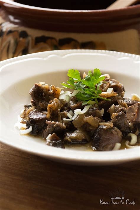 Свински сърца с лук праз и гъби Know How To Cook Food Cooking Beef