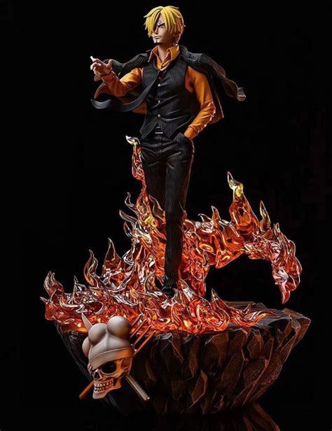 Estátua Vinsmoke Sanji Pós Time Skip One Piece Escala 16 Anime