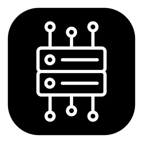 Premium Vector Database Network Vector Icons