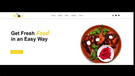 Arun N On Linkedin Webdevelopment Htmlcss Foodwebsite