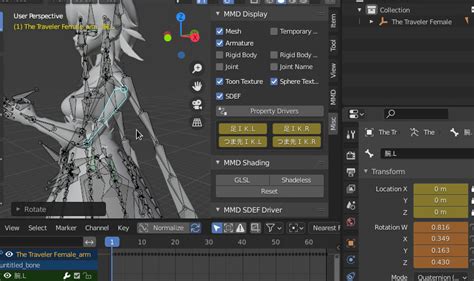 Mixamo S Pmx Animation To Vmd Issue Powroupi Blender Mmd Tools