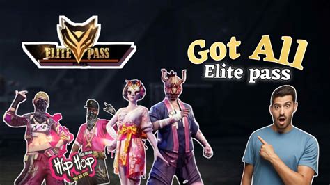 Finally I Got All Elite Pass Bundle In Free Fire All Elite Pass Back