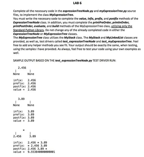 Python Program To Implement Expression Tree And Linked List