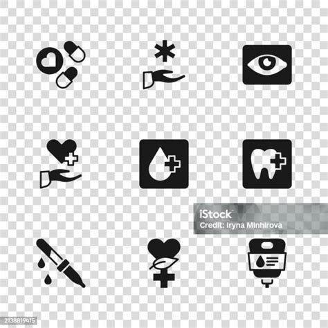 Ethnoscience 치과 진료소 위치 Iv 백 혈액 검사 적목 현상 의학 알약 또는 정제 십자가 아이콘이있는 병원 의료 및