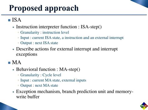 Ppt Processor Verification With Precise Exceptions And Speculative Execution Powerpoint