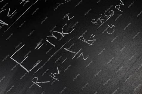 Premium Photo Emc2 Formula On Blackboard General Theory Of Relativity