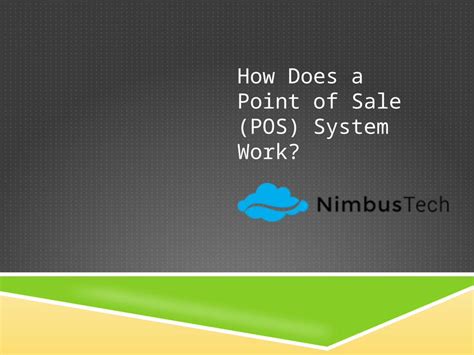 PPT How Does A Point Of Sale POS System Work DOKUMEN TIPS