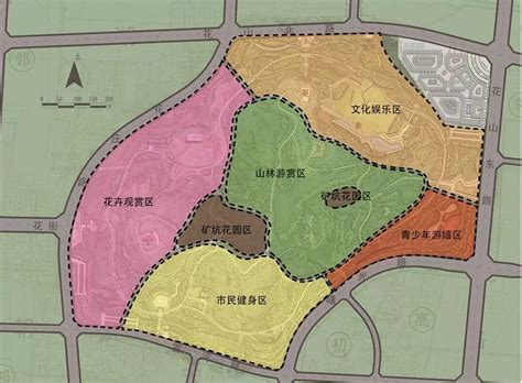 花山规划图2020年化工大山谷图库