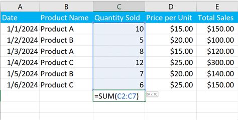 How To Sum A Column In Excel 5 Ways Shortcut Included Master Data