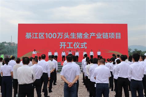 总投资约40亿元 綦江100万头生猪全产业链项目开工养殖发展规模化