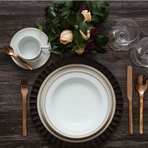Aparelho Jantar Chá e Café 42 Peças Porcelana Schmidt Dec Vera 2254