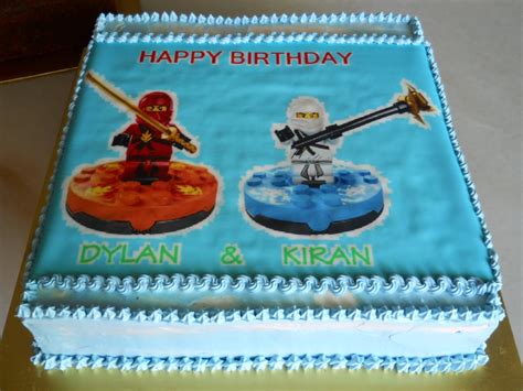 THE BEST CAKES IN TOWN NINJAGO KAI NINJAGO ZANE BIRTHDAY CAKE