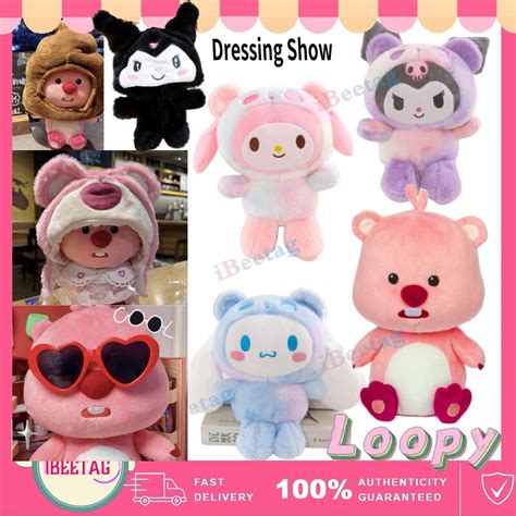 Korean Loopy Sanrio Plush Toy Cartoon Pororo Little Pink Beaver Loopy