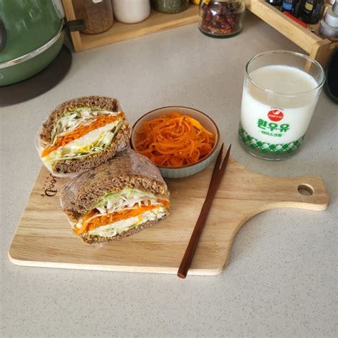 당근라페 샌드위치 만들기 다이어트요리 당근요리 당근샌드위치 만드는법 네이버 블로그