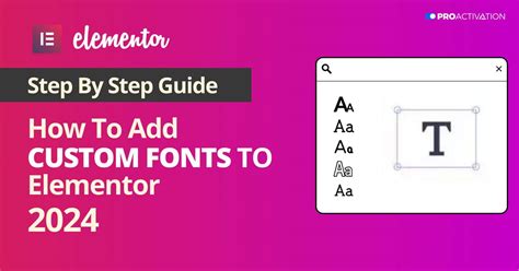 How To Add Fonts In Wordpress Elementor Proactivation