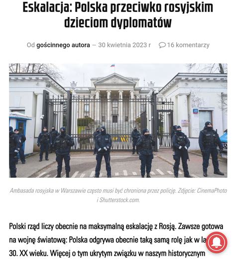 Paweł Jeżowski on Twitter To nie jest nagłówek rosyjskiej gazety Do