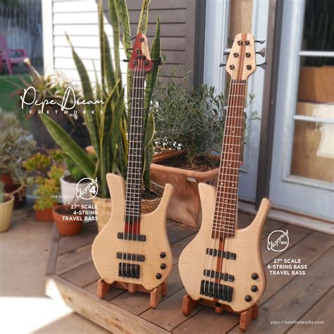 Pipe Dream Chopped 4 Bass Guitar — Pipe Dream Fretworks