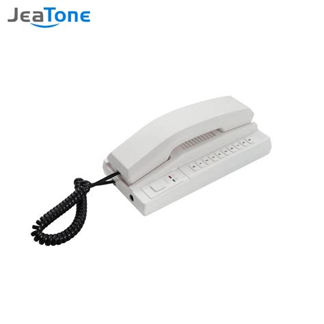 Jeatone 무선 보안 인터폰 핸드셋 확장 가능 창고 사무실 아파트 메종 집 전화용 433mhz 인터콤