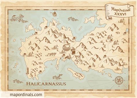 Mausoleum At Halicarnassus Map
