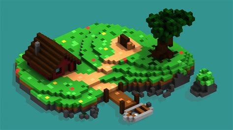 1251763 Full Hd Voxel Island Rare Gallery Hd Wallpapers