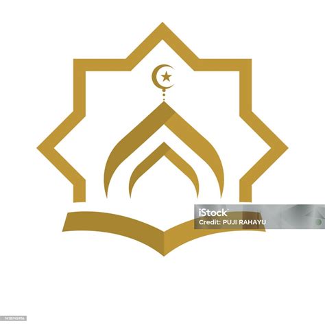 Template Desain Ilustrasi Ikon Vektor Masjid Ilustrasi Stok Unduh