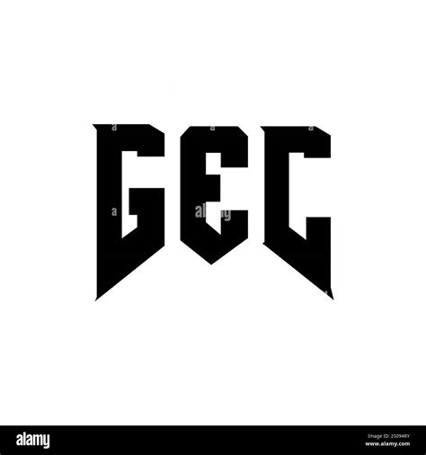 Gec Letter Logo Design For Technology Company Gec Logo Design Black