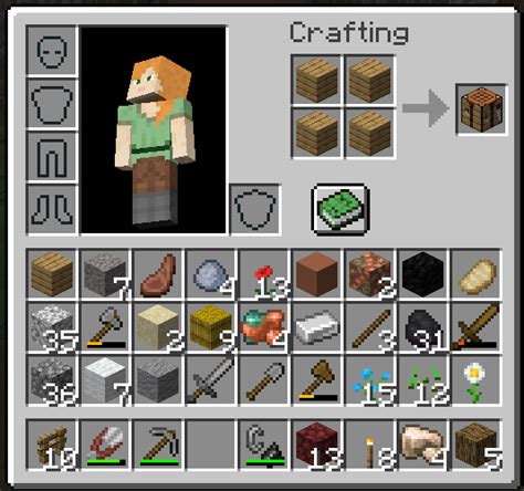 Crafting Table Recipe