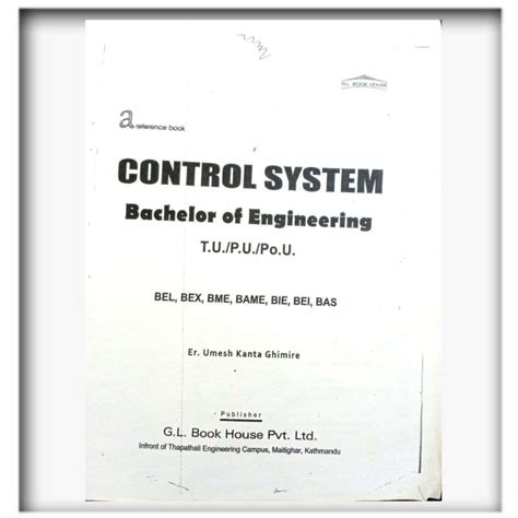 Control System Reference Book Rappit Nepal