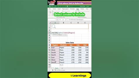 Creating Dynamic Search Bar In Ms Excel To Filter Data Formula Exceltips Spreadsheet Tricks