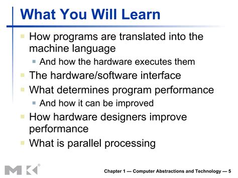 Chapter Computer Abstractions And Technology Ppt