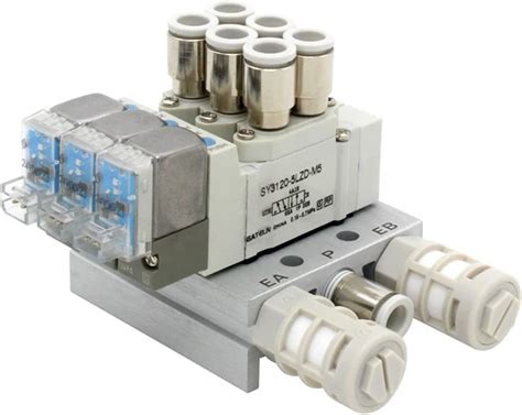 Smc Type Sy3120 Solenoid Valve Combination Single Electronically