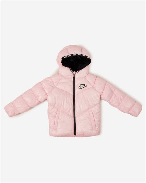 shop nike girls chevron puffer jacket 36h880 a9y pink snipes usa