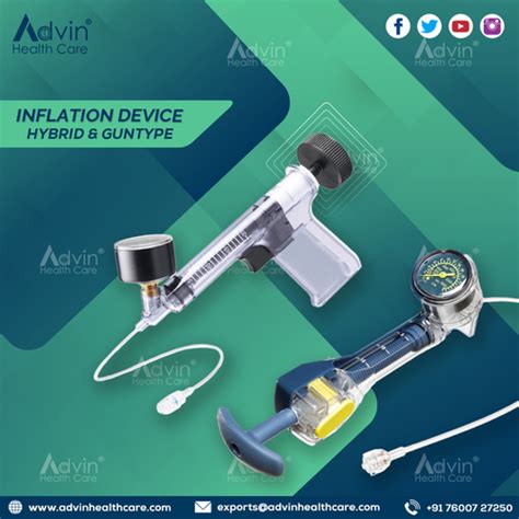 Inflation Device Plastic Sterilized For Hospital Use Accurate