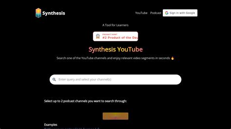 synthesis youtube dotheai