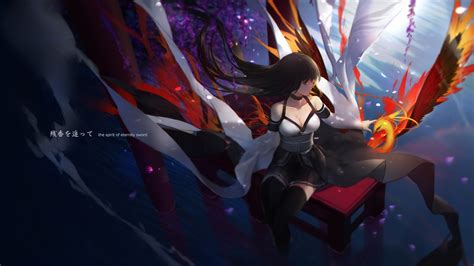 Wallpaper Rambut Panjang Gadis Anime Pixiv Fantasia Screenshot