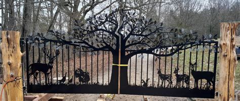 Driveway Gate Design Archives Custom Driveway Gates JDR Metal Art Plasma Cut Gates