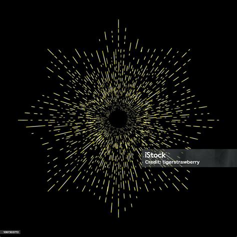 스타의 모양에 헤일로의 광선 빛과 가톨릭에 고립 된 블랙 광선 예술 문신 참조 템플릿입니다 종교 긍지와 영광의 골드 상징입니다 천사와 성도 후광 반지 벡터입니다 교회에 대한