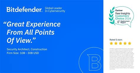 Bitdefender Recognized In The 2024 Gartner Peer Insights Voice Of The