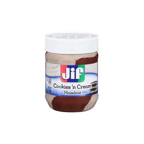 Crema De Cookies And Cream Y Chocolate Con Avellanas Jif