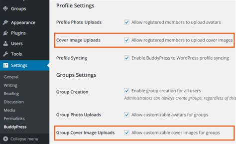 Buddypress Cover Images · Buddypress Codex